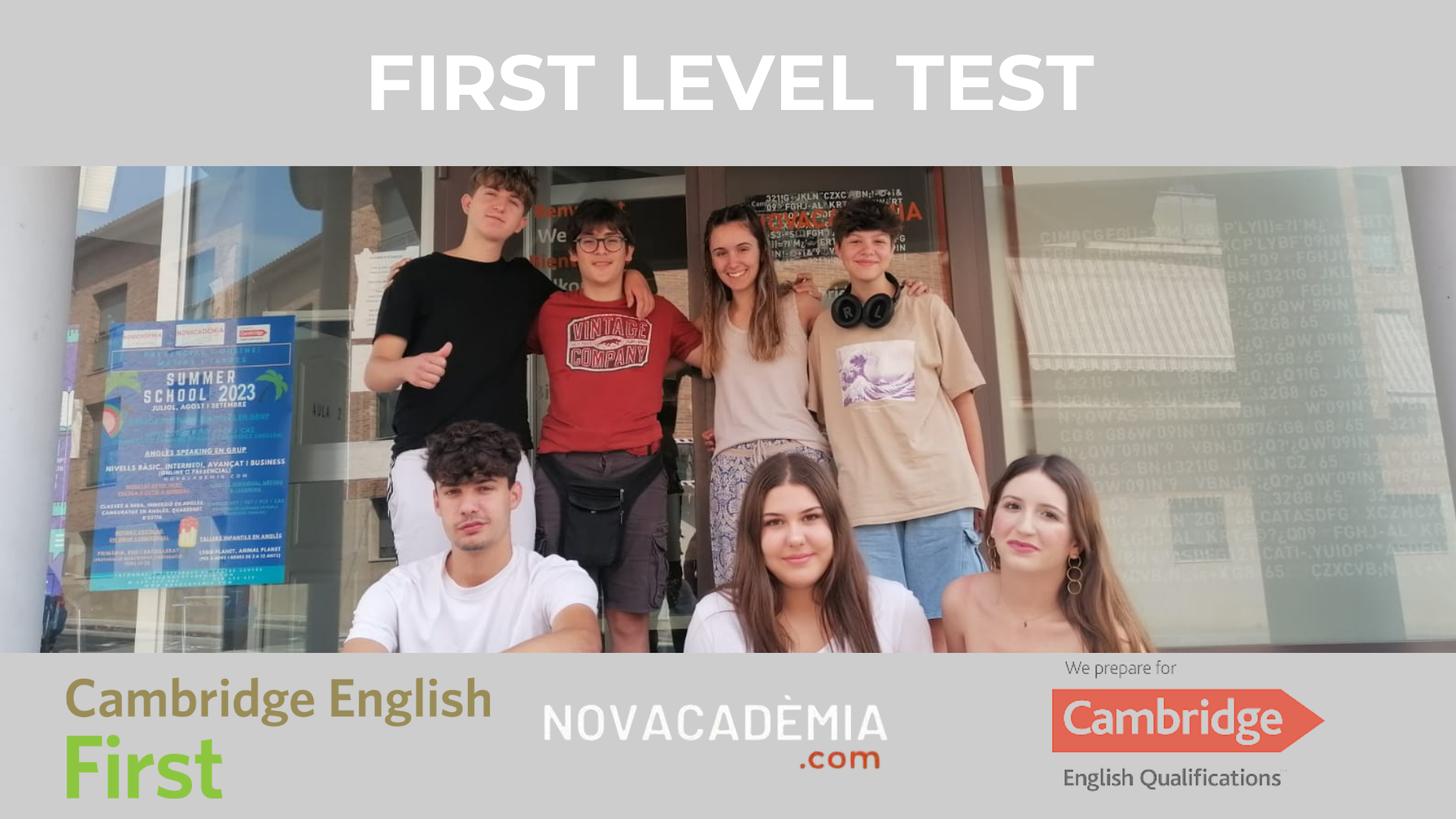 FCE LEVEL TEST – Novacadèmia School